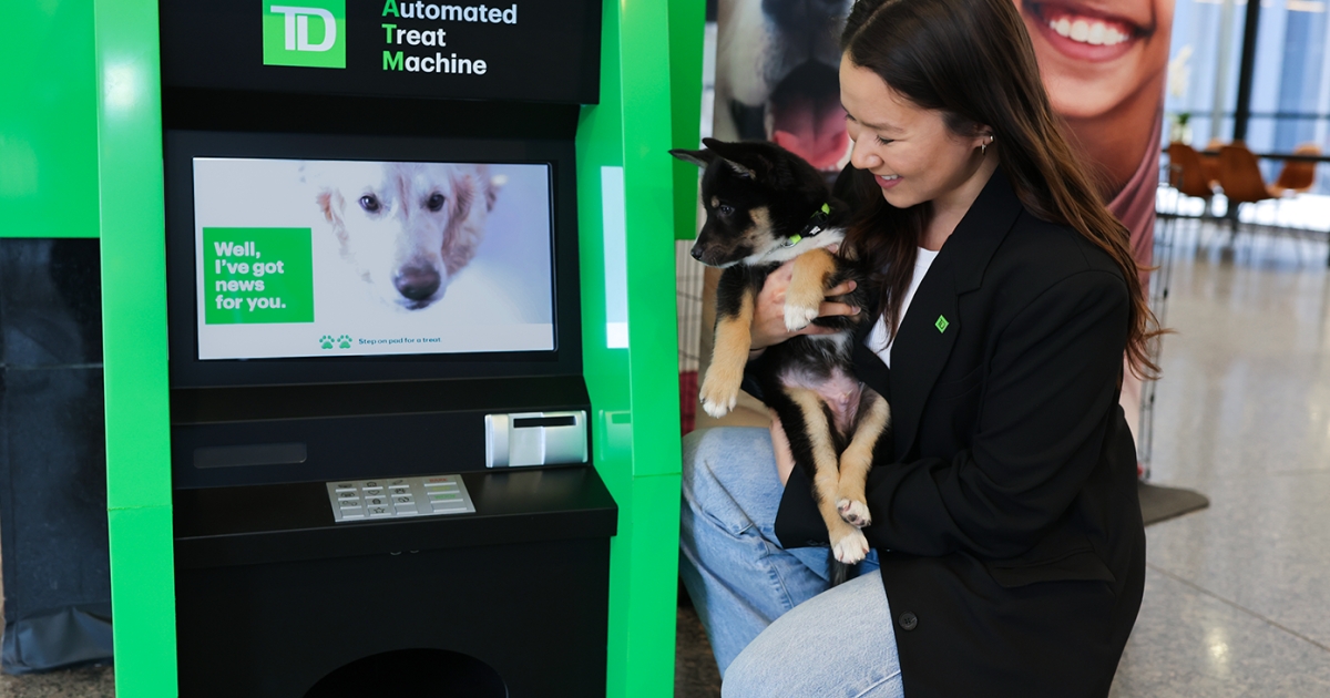 TD dog ATM | TD Stories